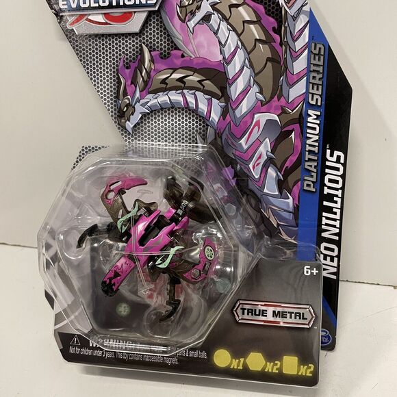 Toys | New Neo Nillious Bakugan Evolutions Platinum Series Figure Black ...
